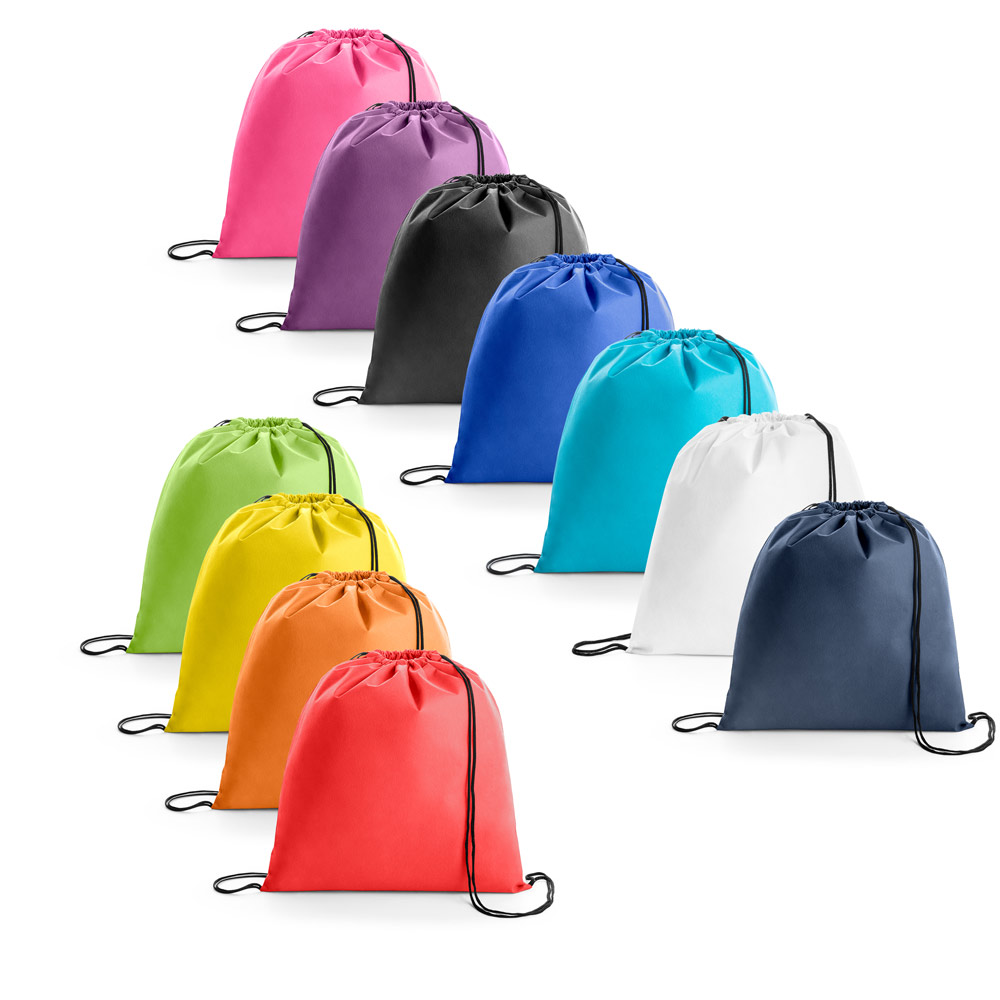 Sacola Tipo Mochila TNT 80g/m² 37x41cm - Personalize com sua Marca